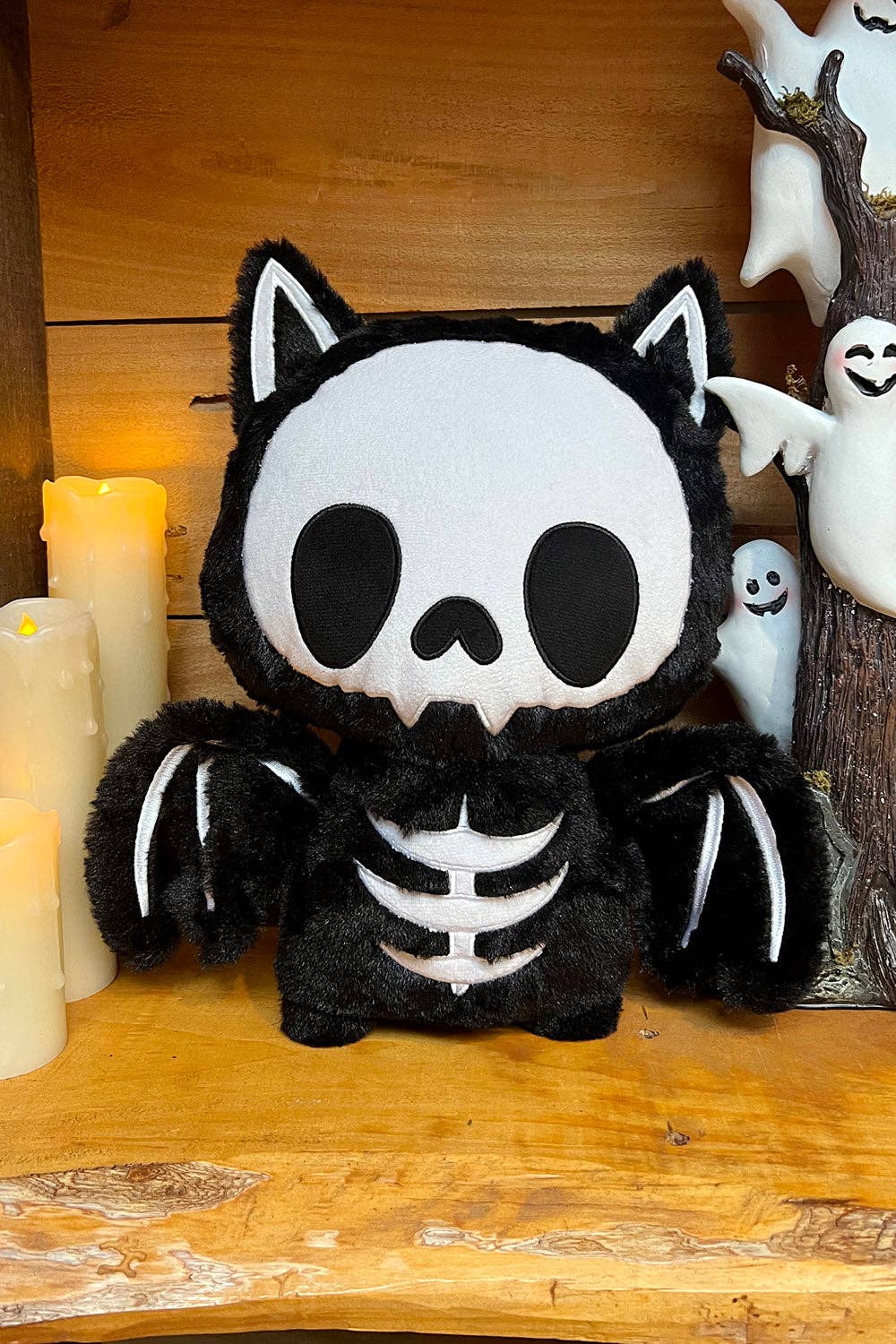 Plushies - Skeleton "I am Night" Bat – Cats Live Here